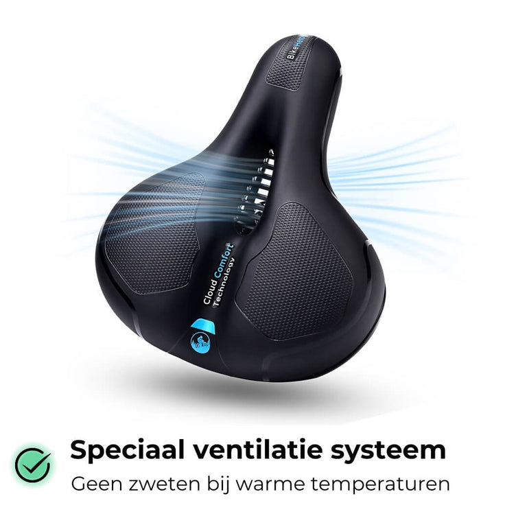 CloudComfort Max - Pijnvrij, Wolkzacht Fietszadel Premium – BikeHeroes NL